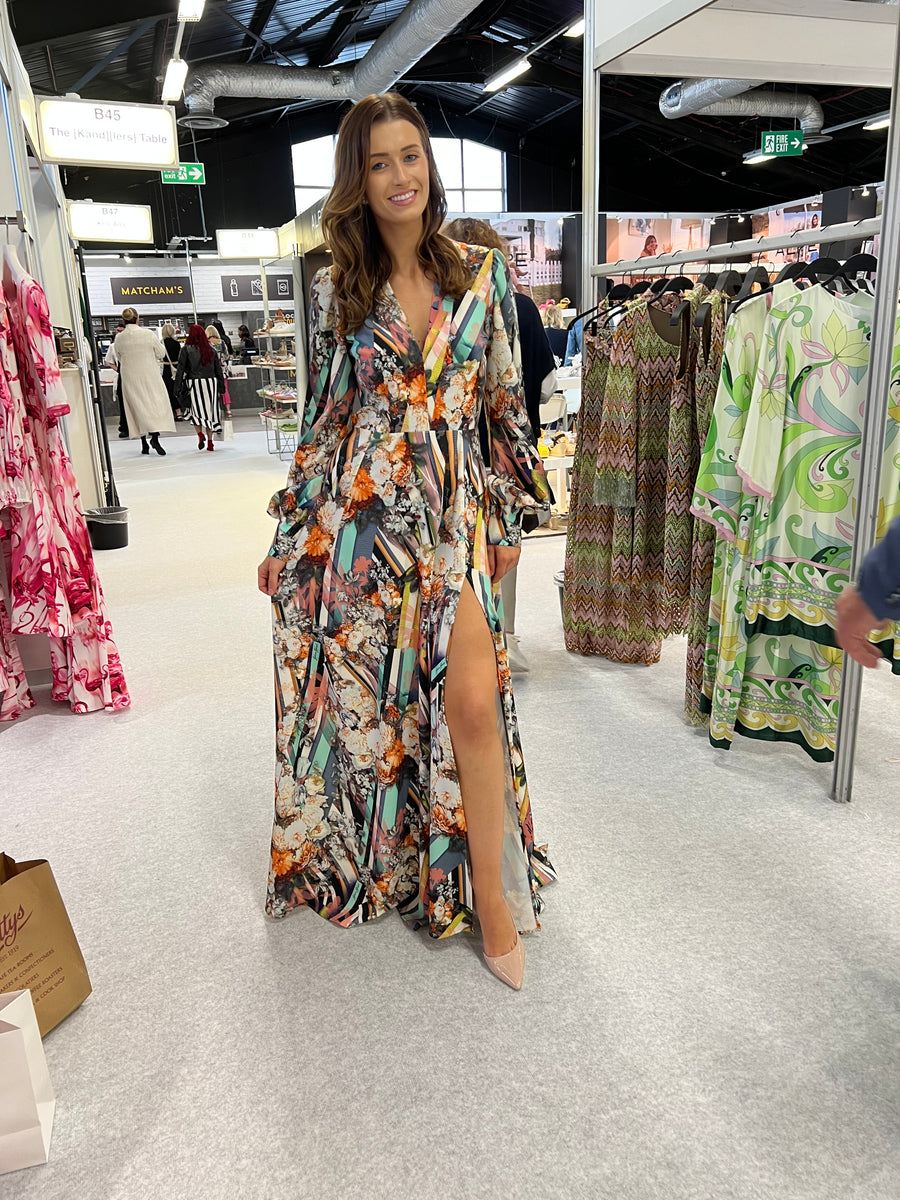 Rebecca Rhoades Sydney maxi dress in retro zest – Deja Elite Boutique